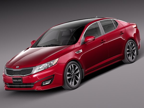 3d model 2013 2014 sedan kia