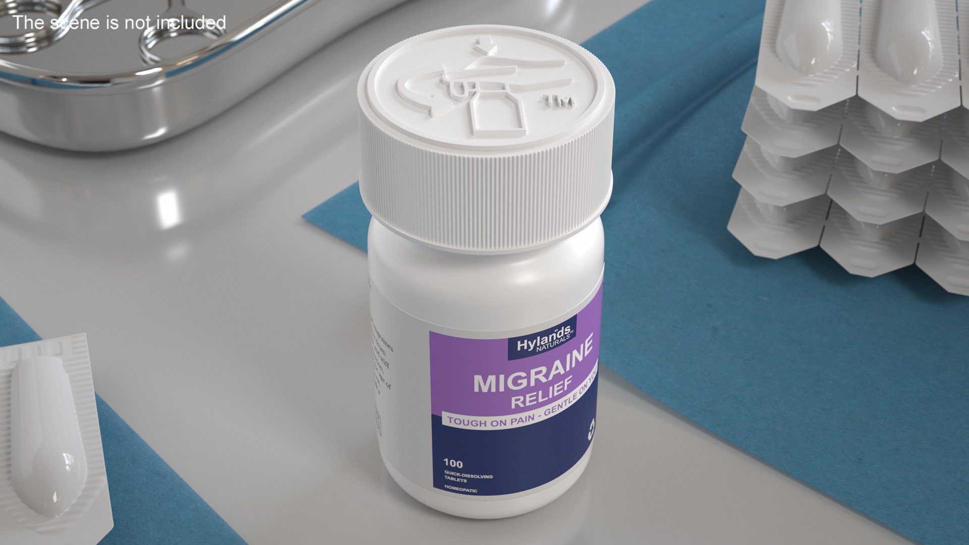 Migraine Relief Bottle Hylands Naturals For 3D Print 3D - TurboSquid ...