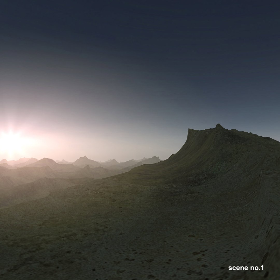 3dsmax Hills Landscape Terrain
