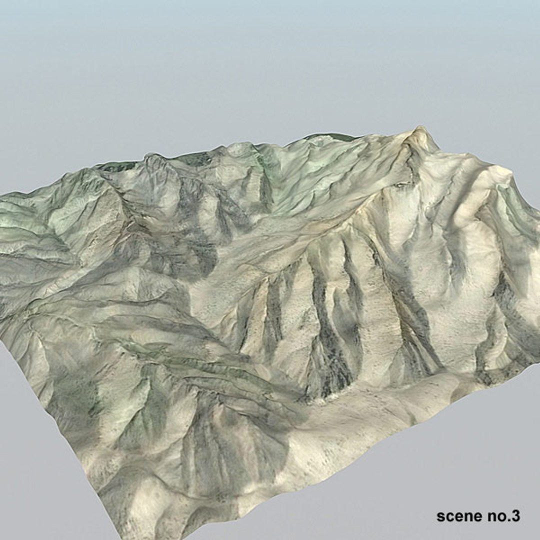 3dsmax Hills Landscape Terrain