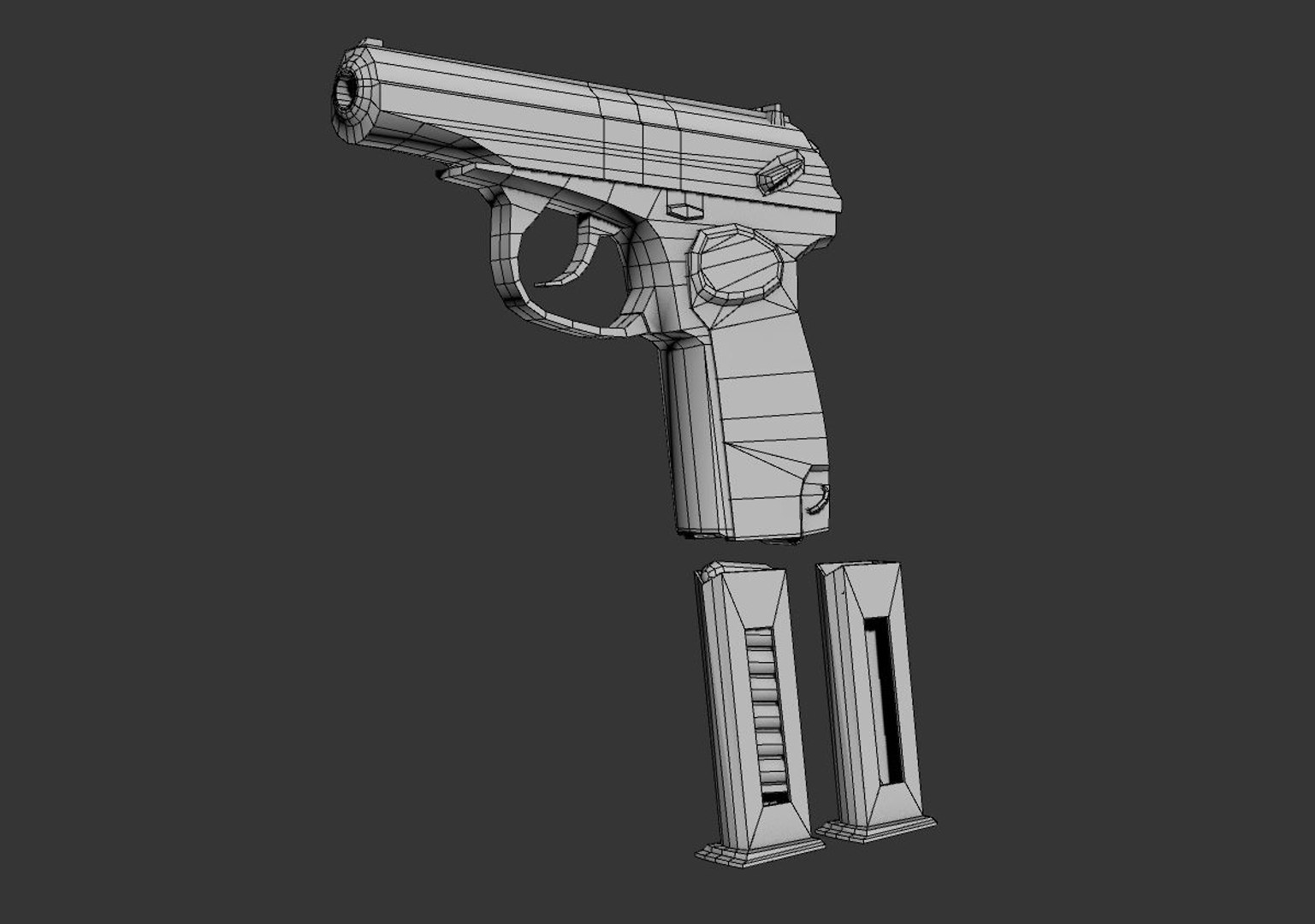 3D Makarov Pistol Model - TurboSquid 1382190