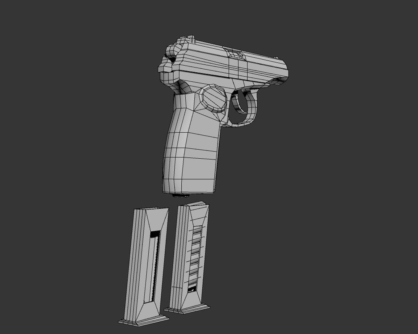 3D Makarov Pistol Model - TurboSquid 1382190