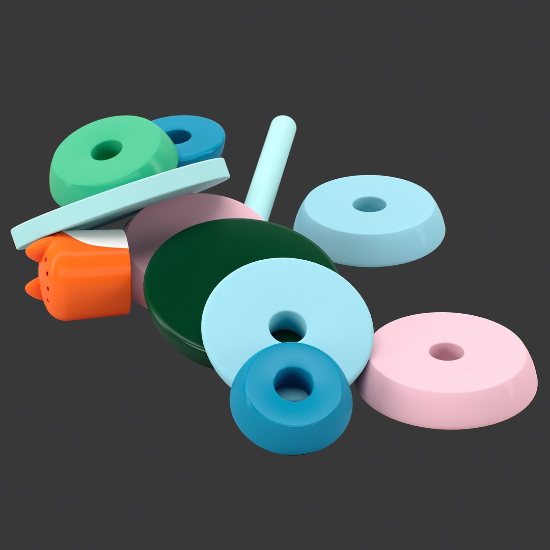 IKEA UPPSTA Stacking Rings 3D Model - TurboSquid 2052575