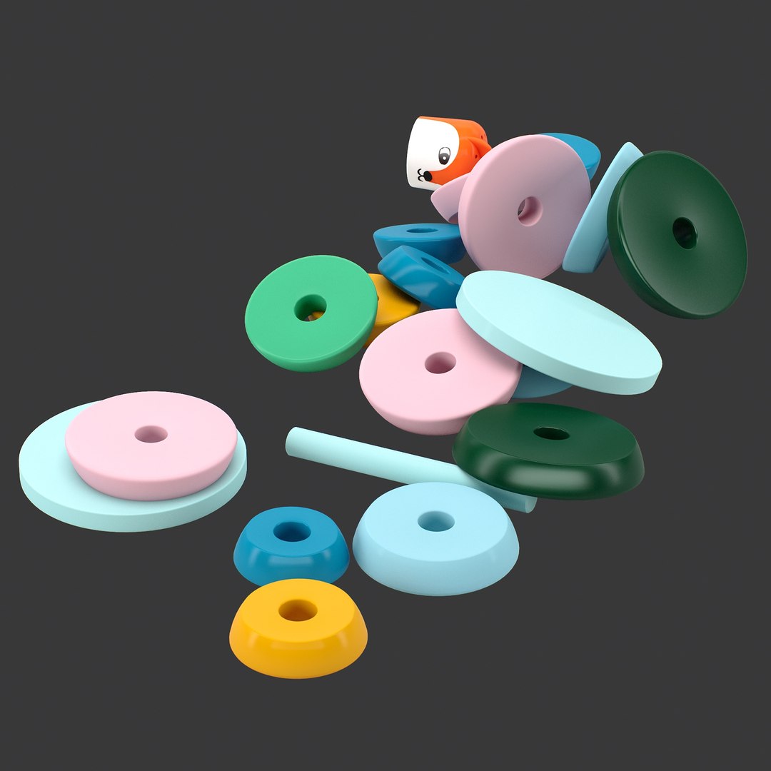 IKEA UPPSTA Stacking Rings 3D Model - TurboSquid 2052575