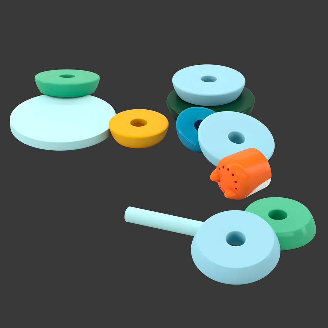 IKEA UPPSTA Stacking Rings 3D Model - TurboSquid 2052575