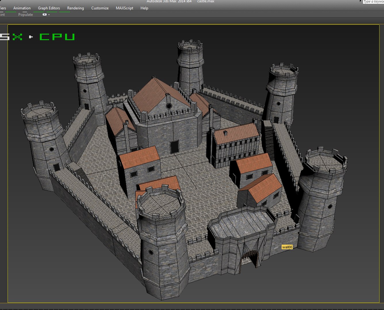 Castle 3d Max