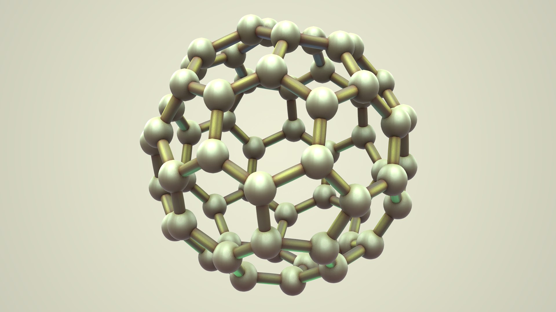 3D Carbon Structure Fullerene Model - TurboSquid 1502874