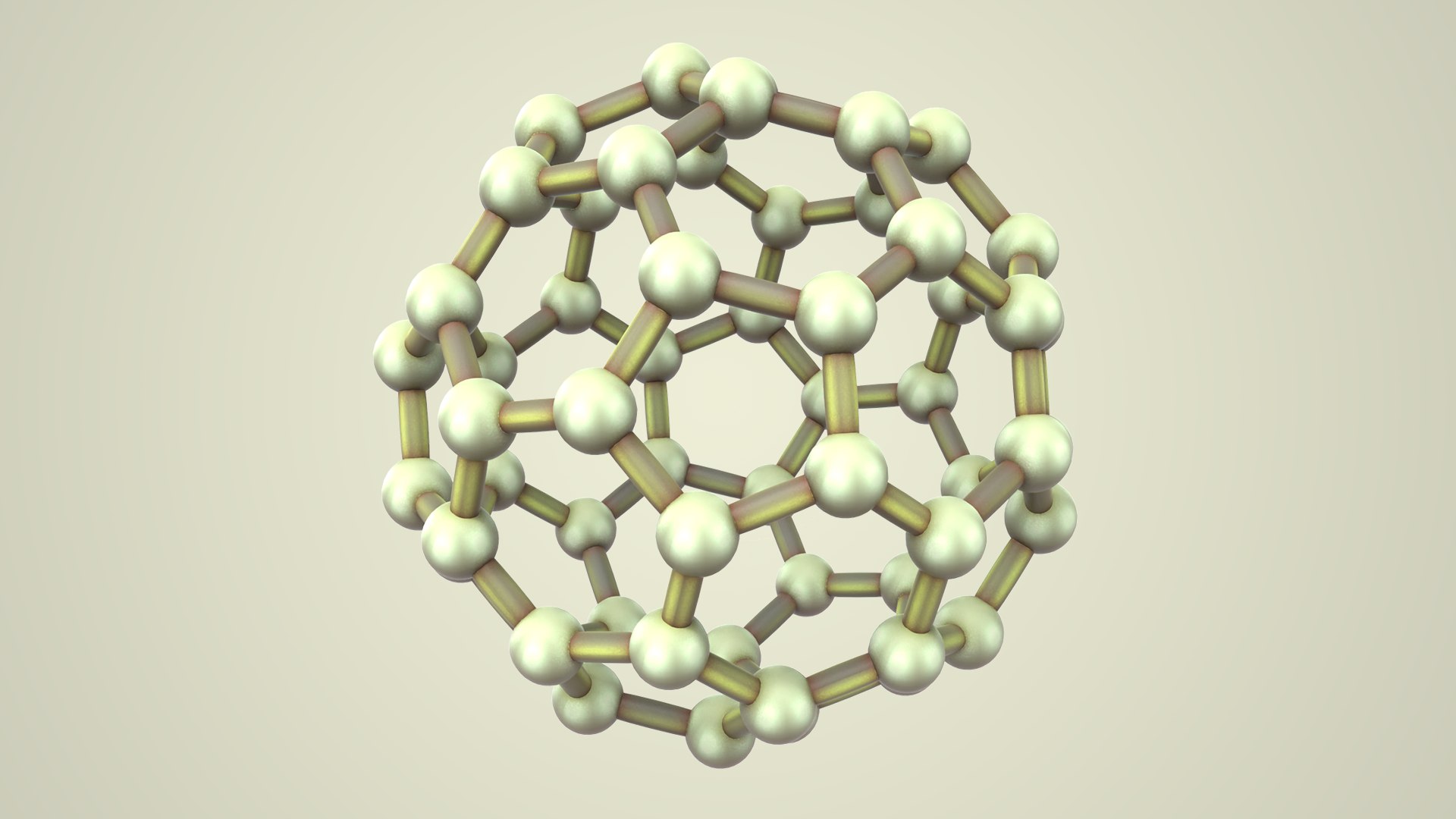 3D Carbon Structure Fullerene Model - TurboSquid 1502874