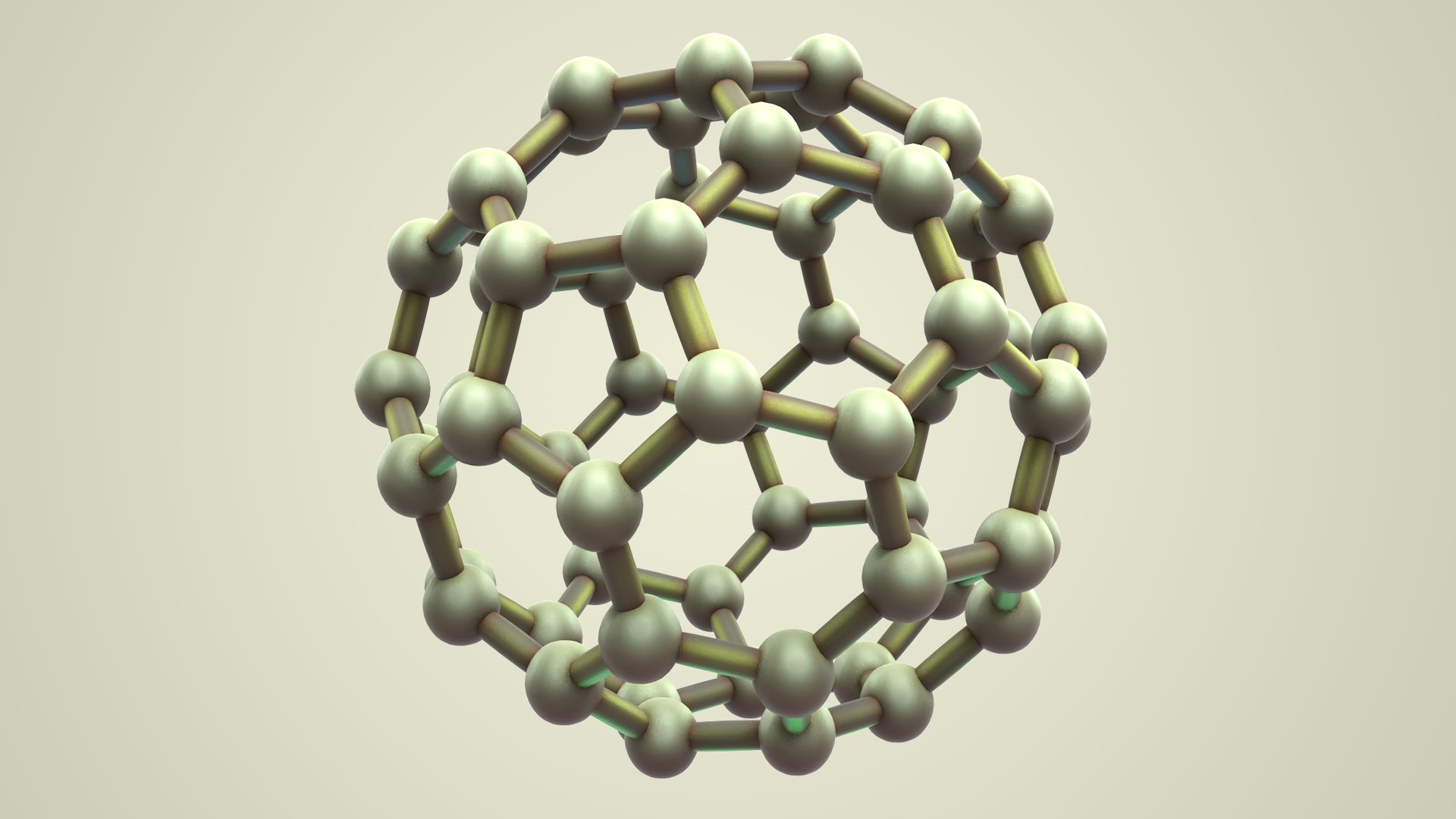 3D Carbon Structure Fullerene Model - TurboSquid 1502874