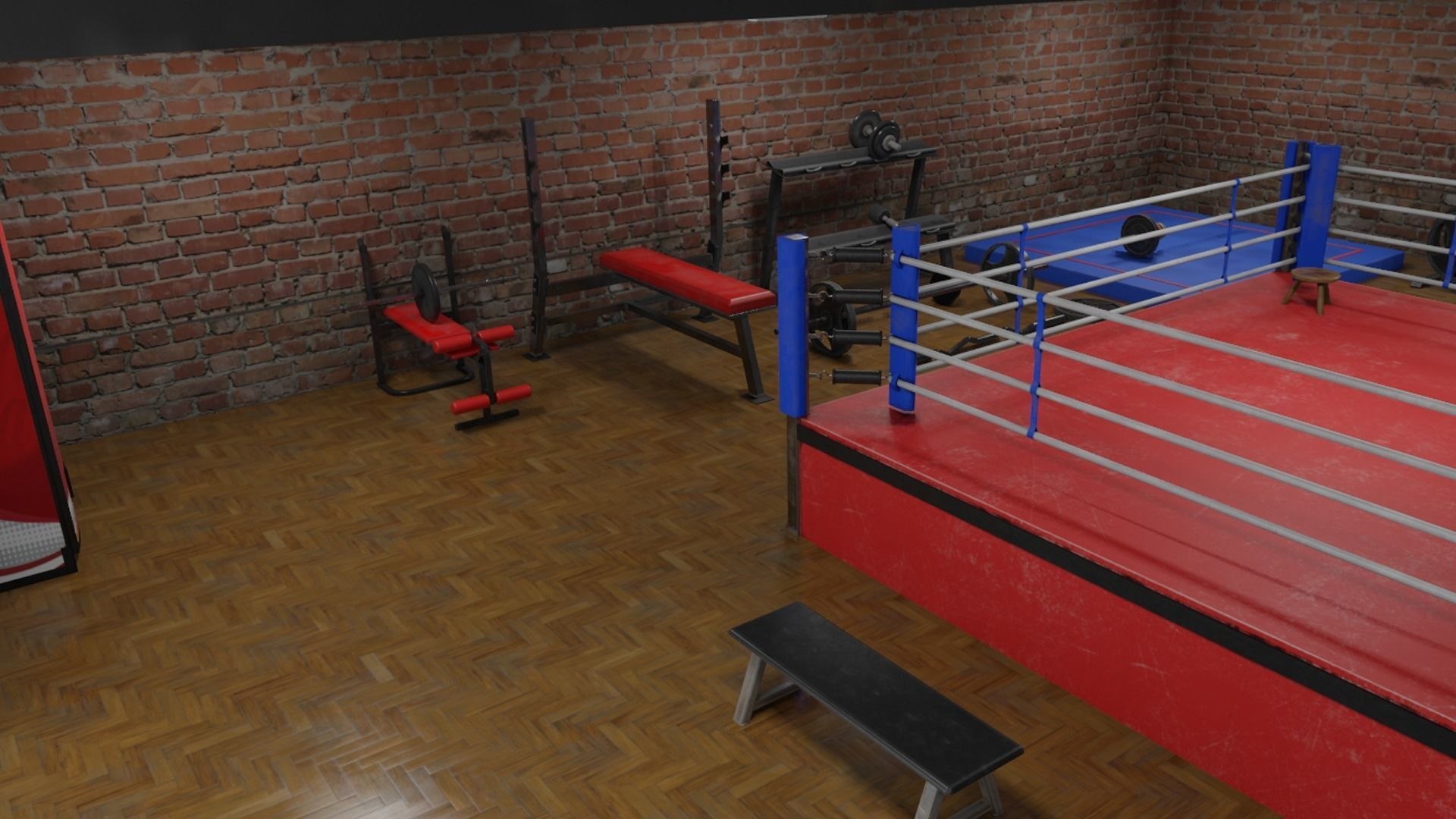 3D Boxing Gym - TurboSquid 2125591