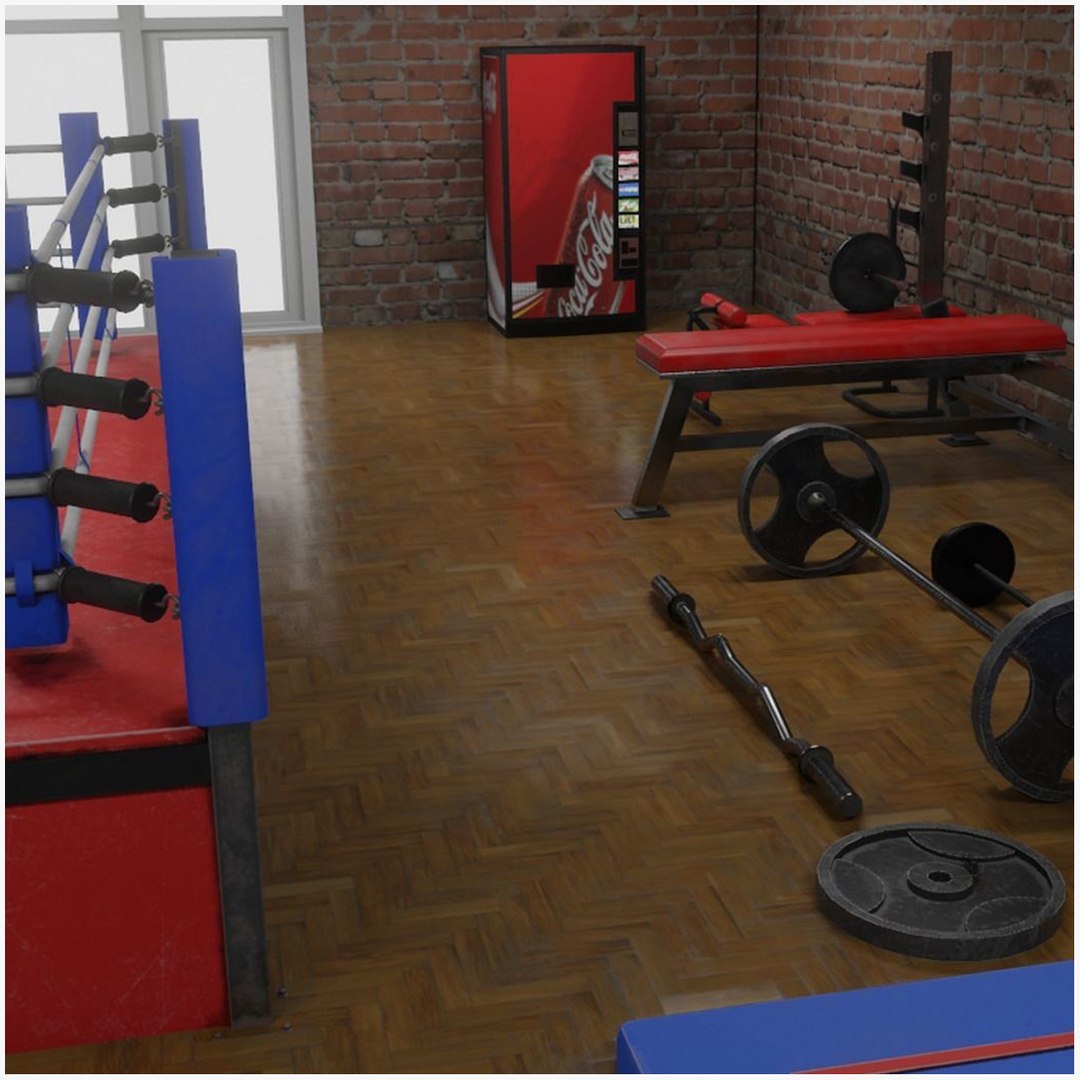3D Boxing Gym - TurboSquid 2125591