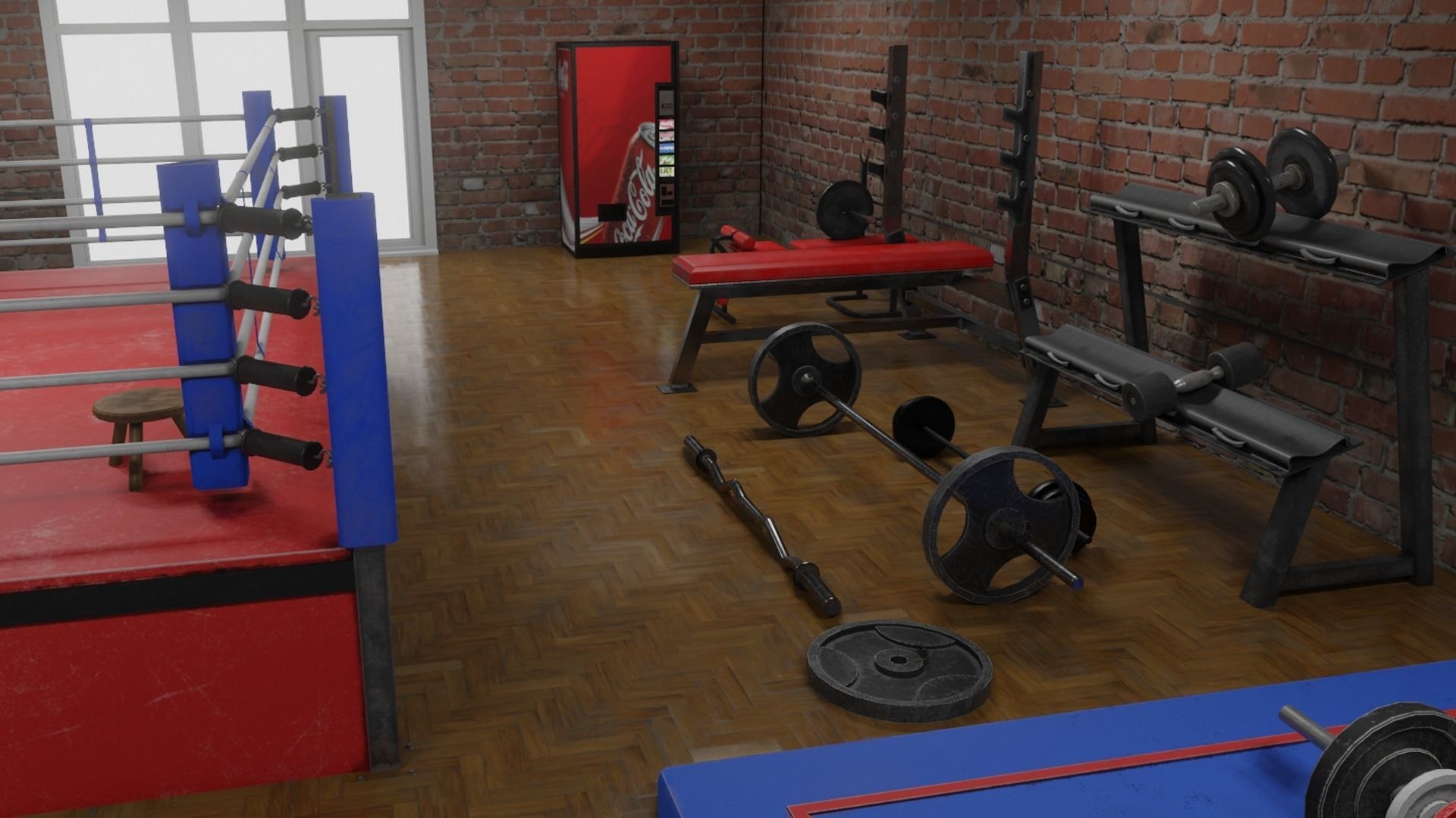 3D Boxing Gym - TurboSquid 2125591