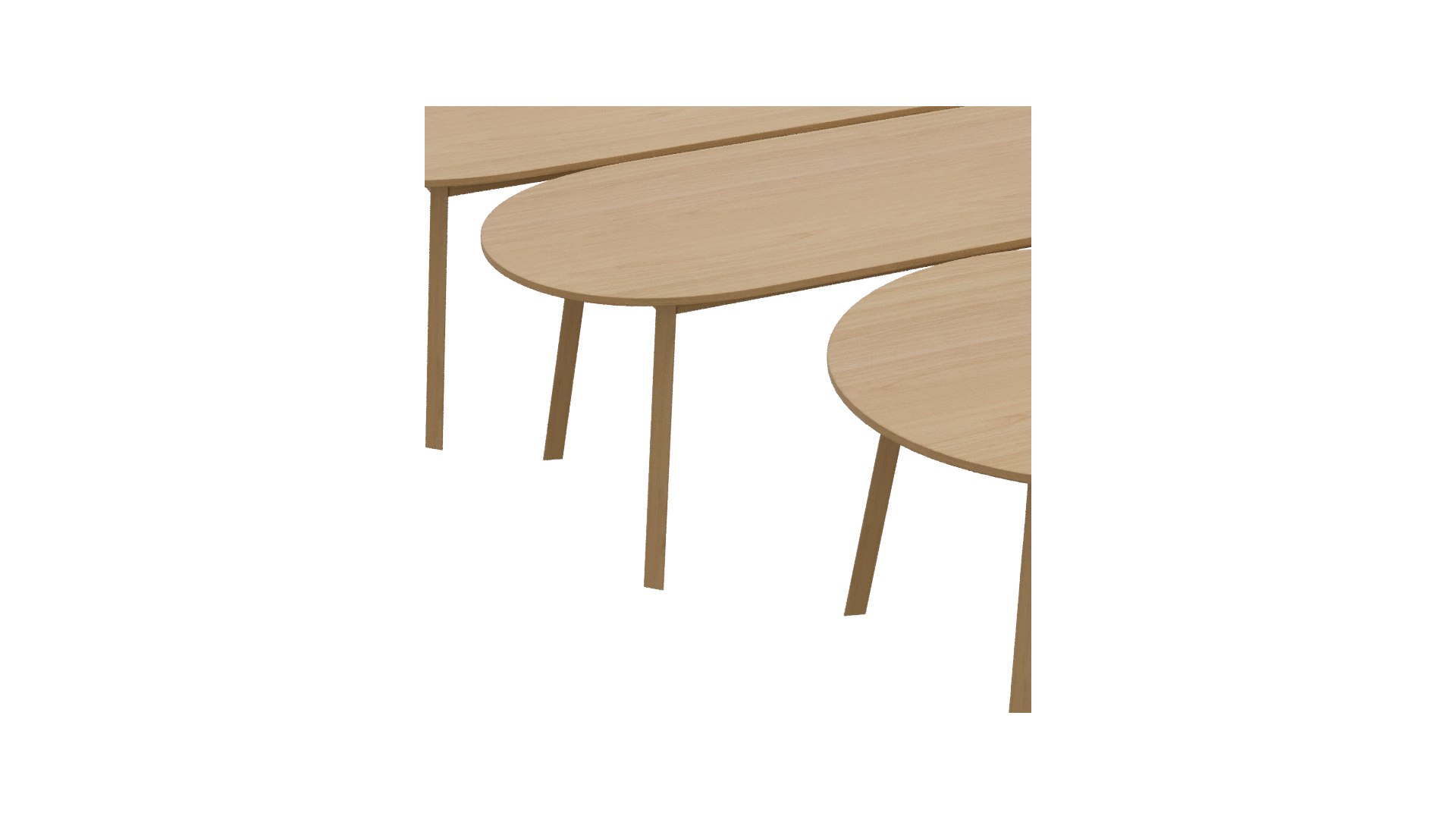 Triangle Leg Table 3D Model - TurboSquid 1946542