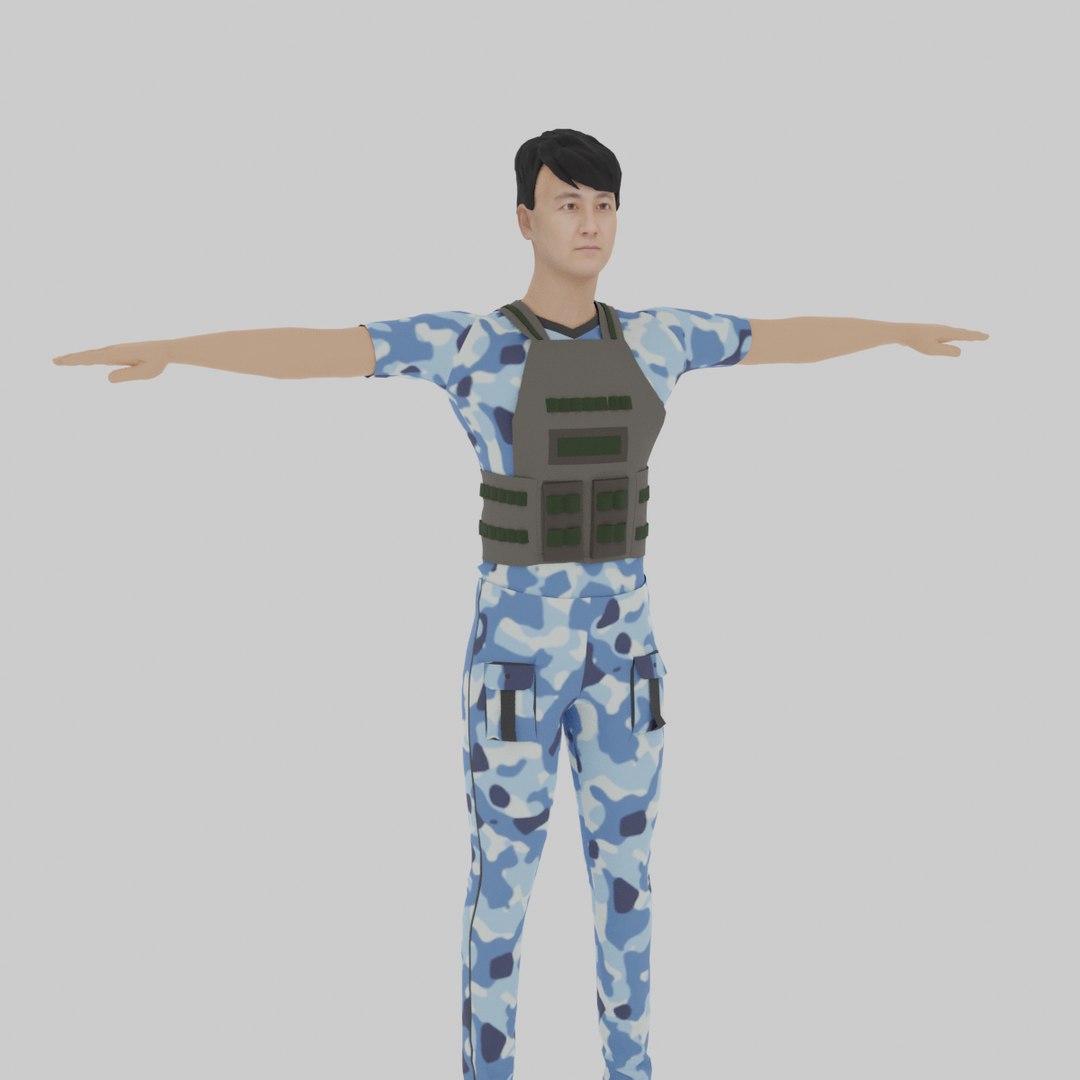 Soldier 3D - TurboSquid 2021615