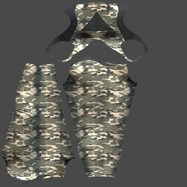 Full Camouflage Camo Body Suit 3D - TurboSquid 2004122
