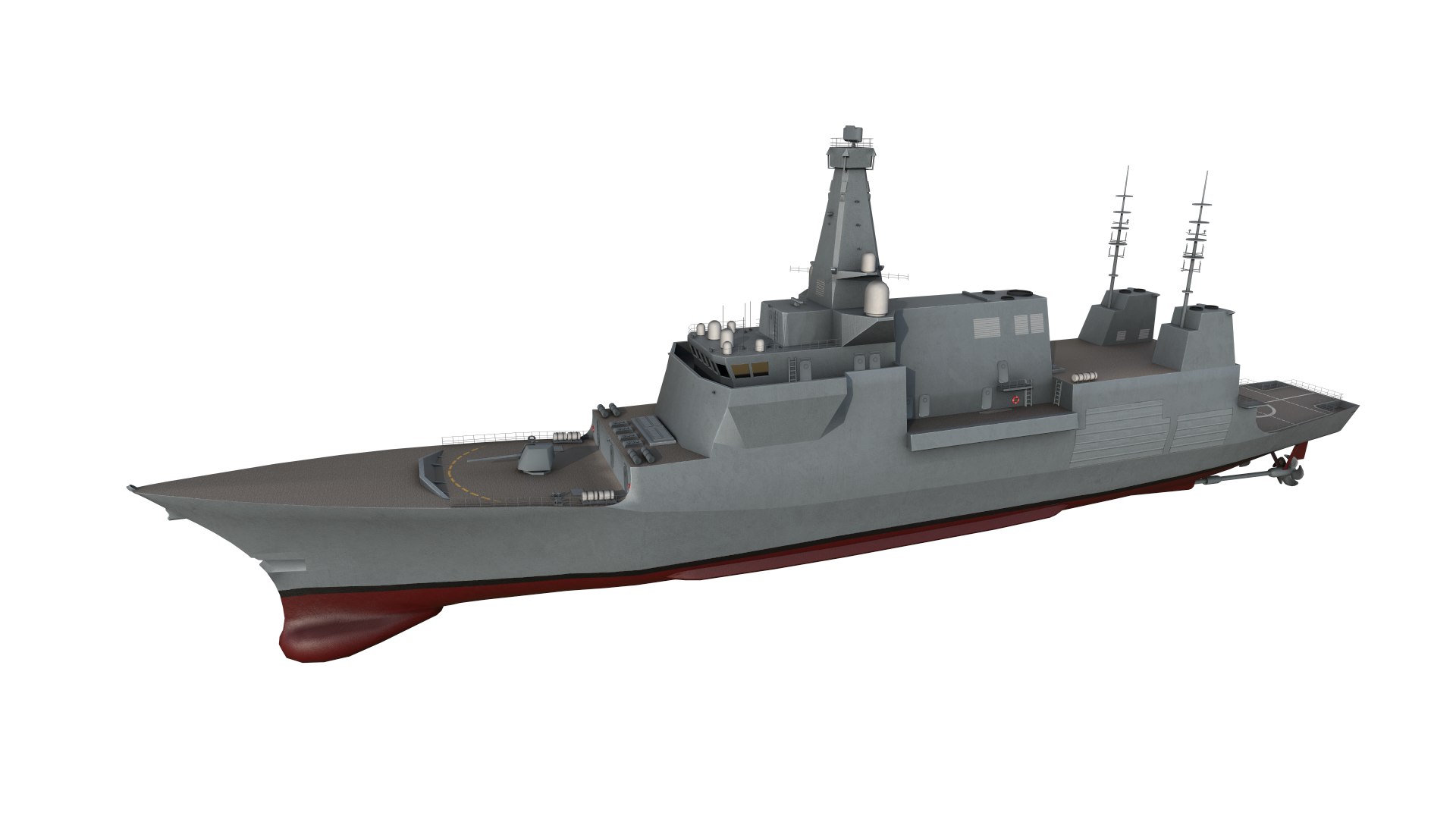 Type 26 Frigate Model - TurboSquid 2200302