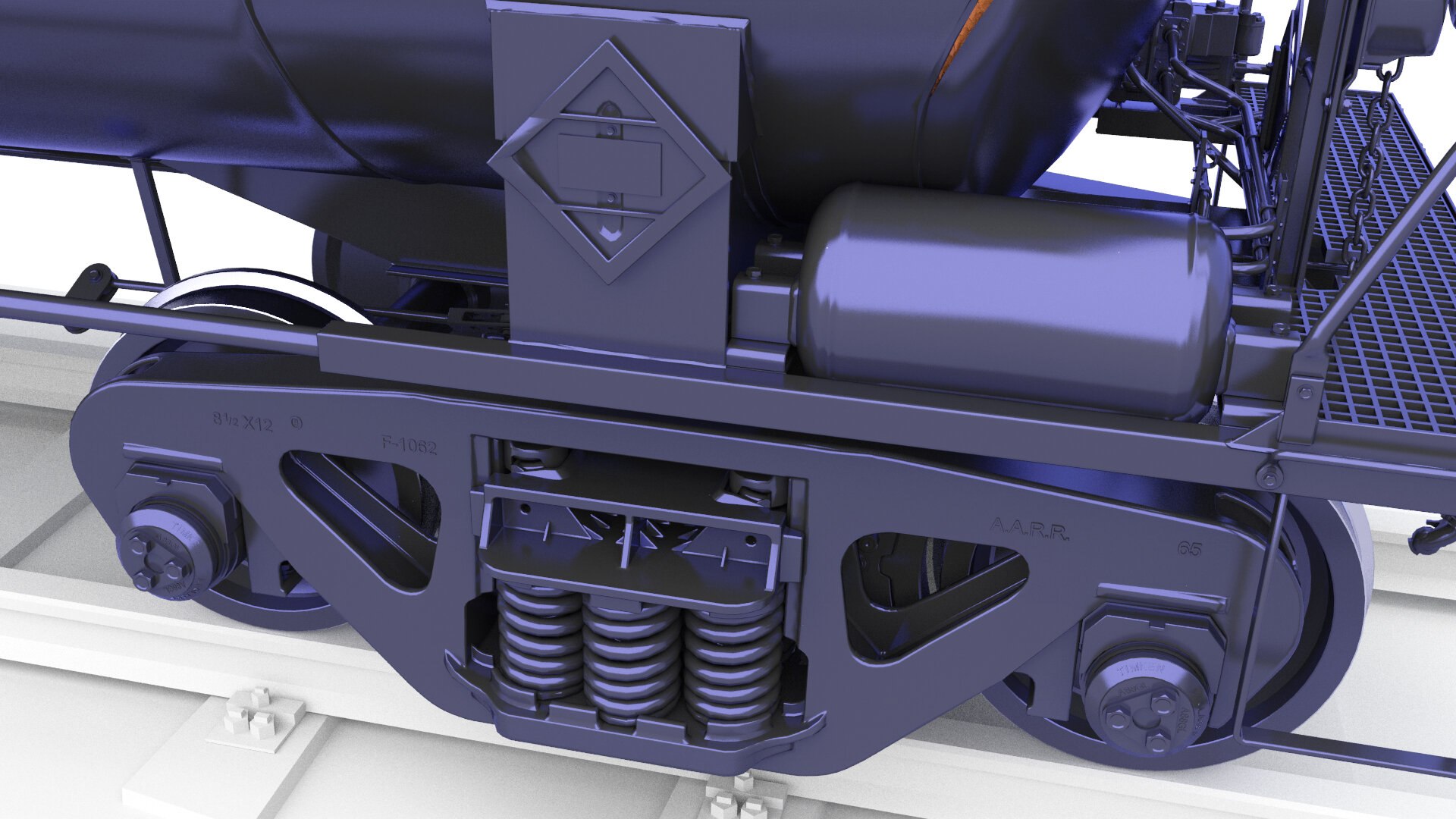 3D Damaged Oil Tank Car Railcar 32 - TurboSquid 1992905