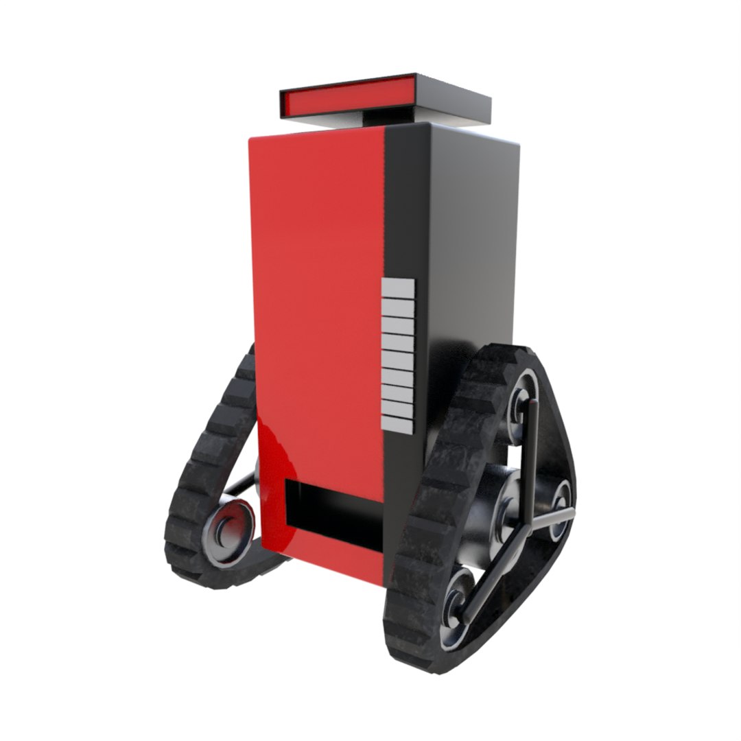 Soda Machine Tank Robot 3D Model - TurboSquid 1481584