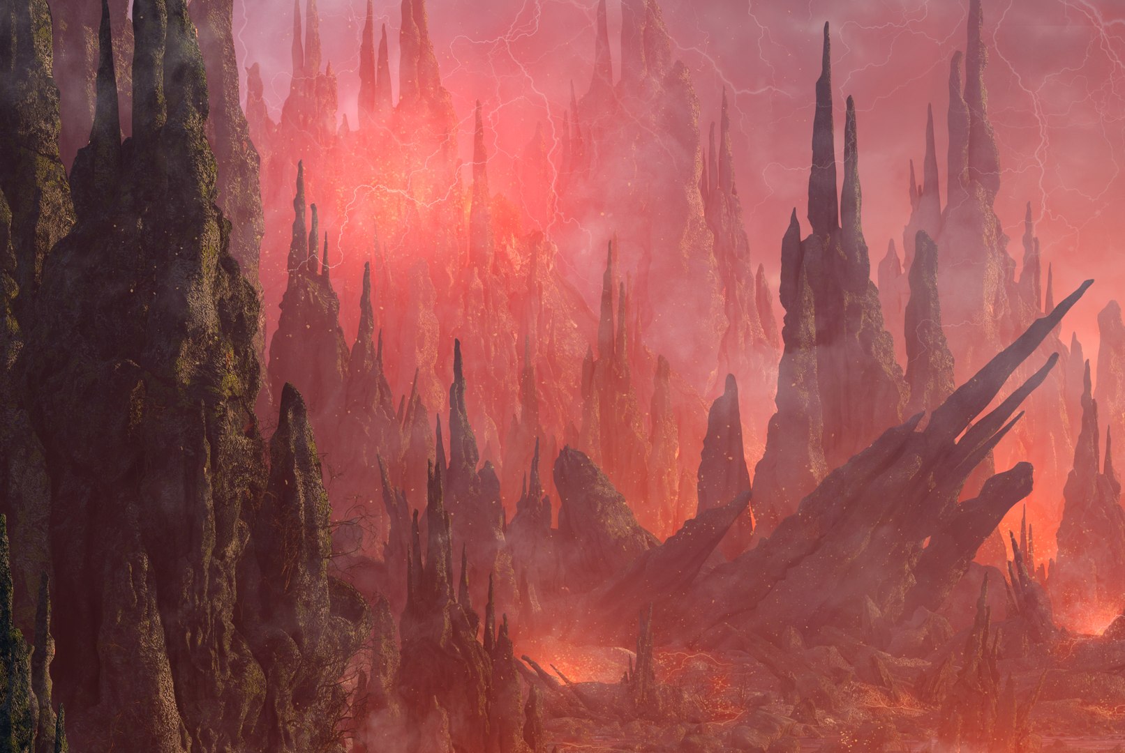 Hell Planet Environment 3D Model - TurboSquid 2061013