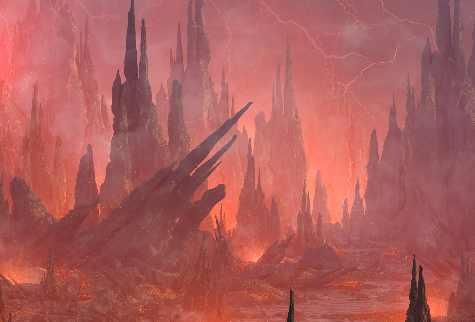 Hell Planet Environment 3D Model - TurboSquid 2061013