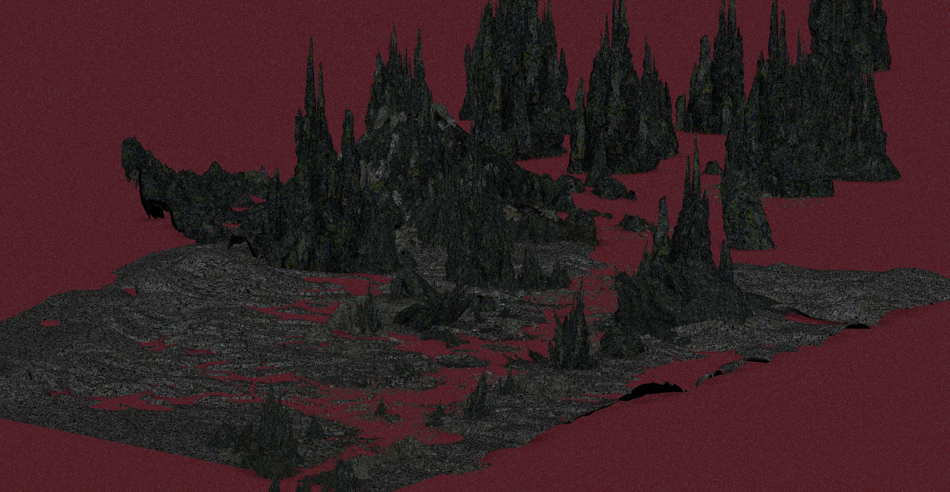 Hell Planet Environment 3D Model - TurboSquid 2061013