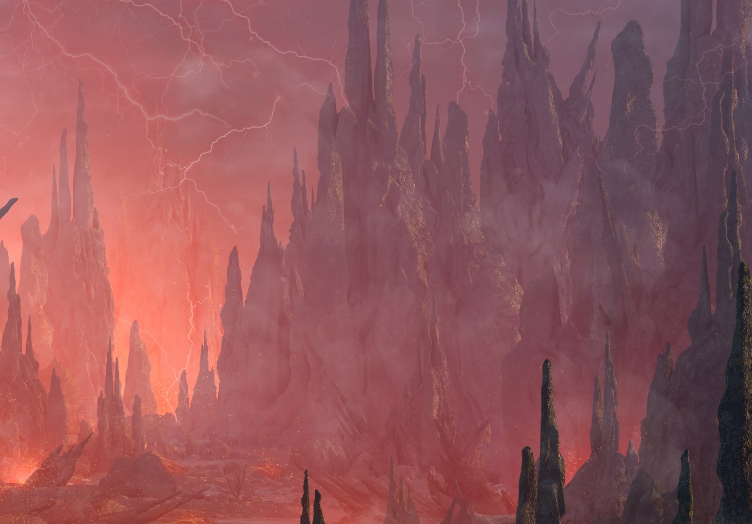 Hell Planet Environment 3D Model - TurboSquid 2061013