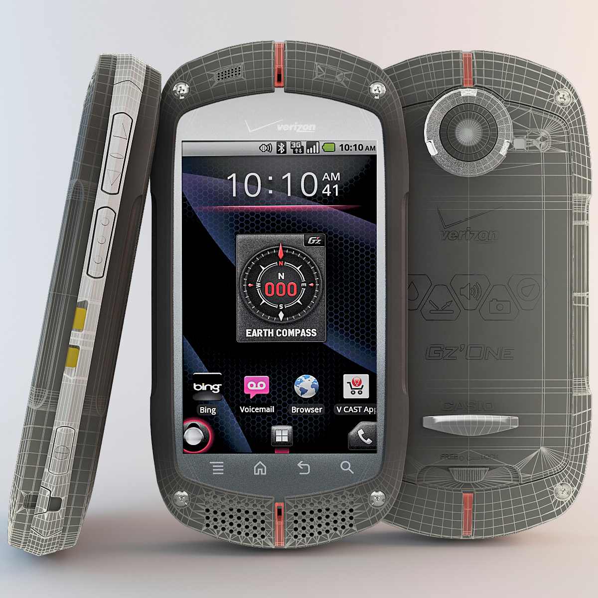 3d casio g zone commando model