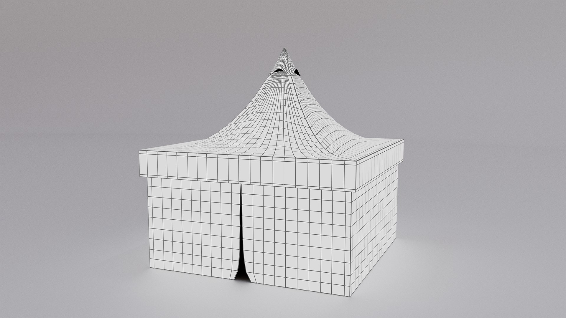 3D Tent Hajj Model - TurboSquid 2243698
