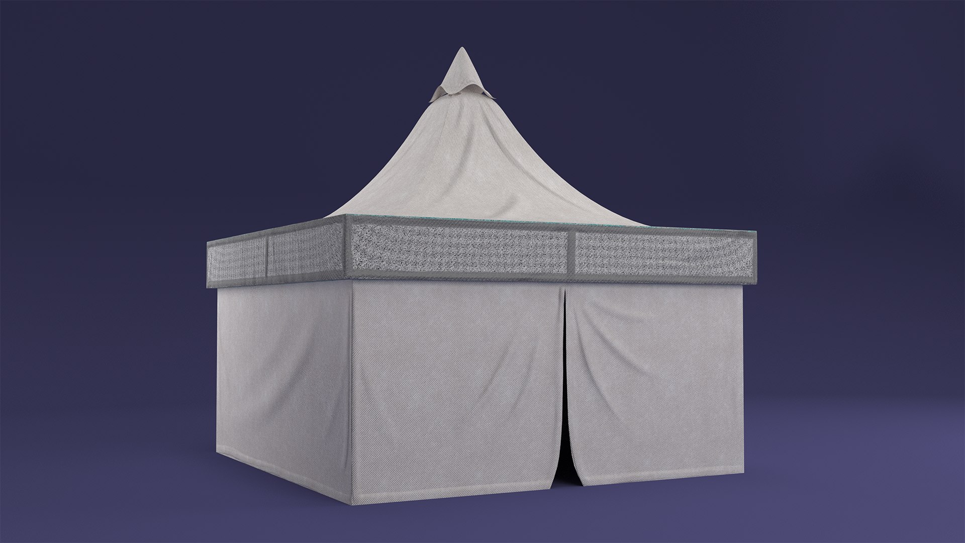 3D Tent Hajj Model - TurboSquid 2243698