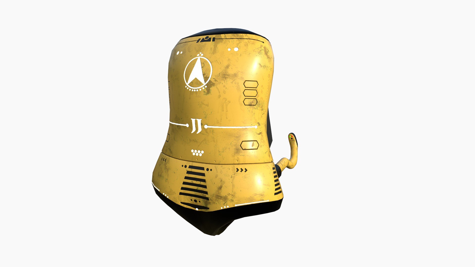 Jetpack J05 Yellow Black - SciFi Character Design 3D Model - TurboSquid ...