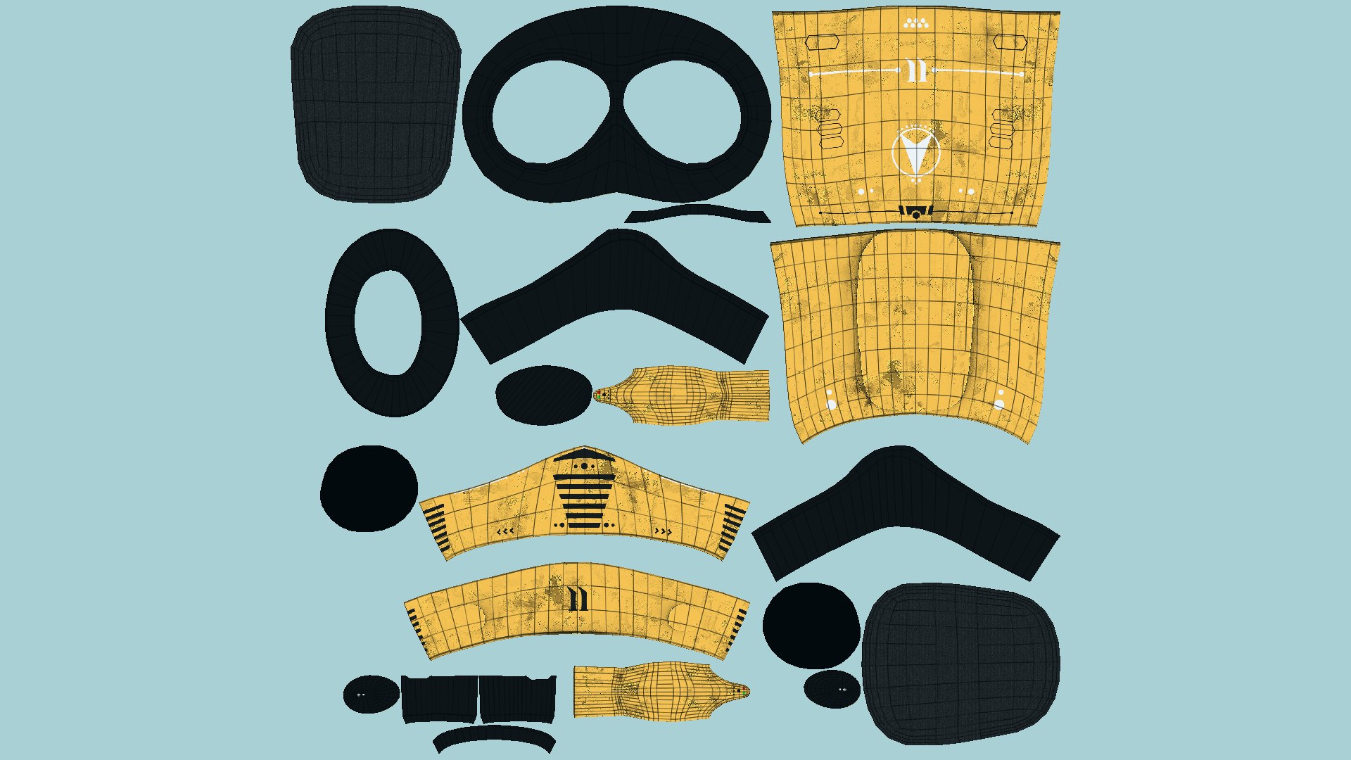 Jetpack J05 Yellow Black - SciFi Character Design 3D Model - TurboSquid ...