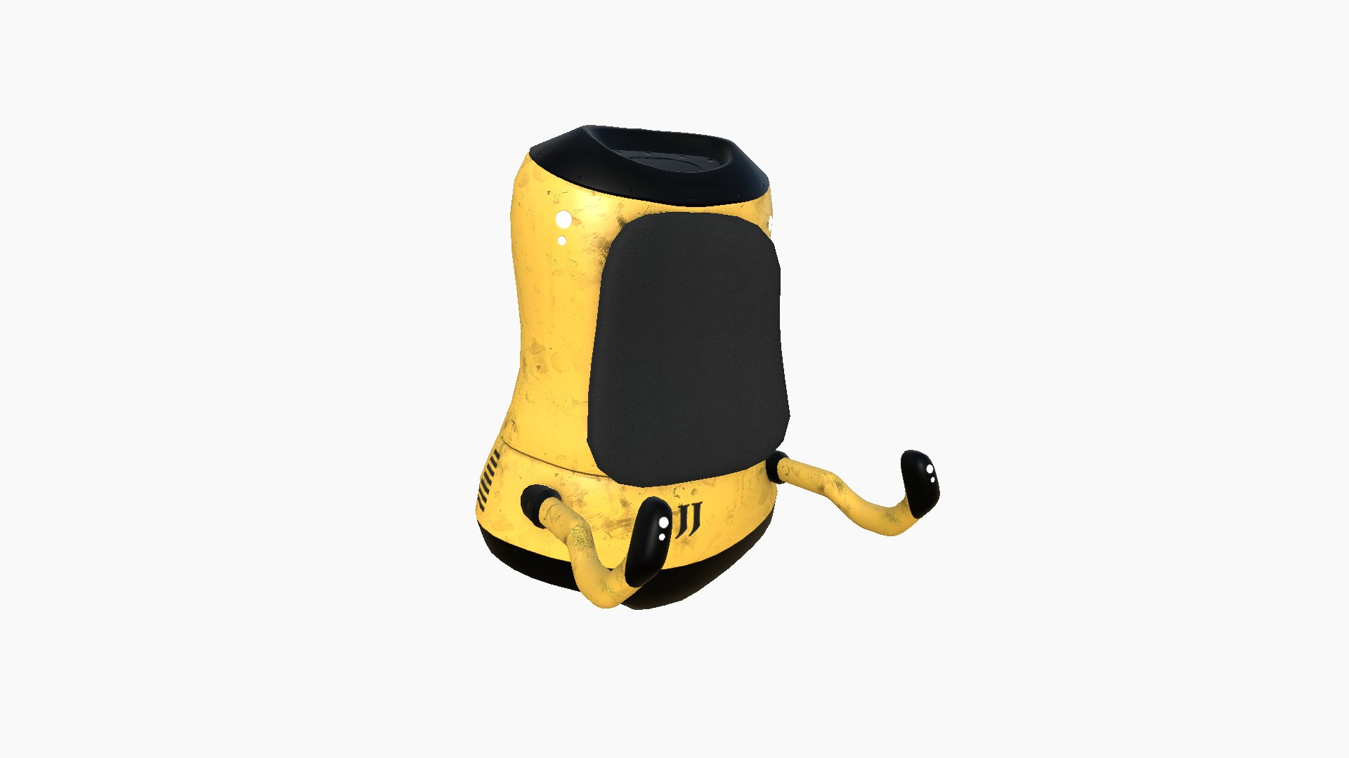 Jetpack J05 Yellow Black - SciFi Character Design 3D Model - TurboSquid ...