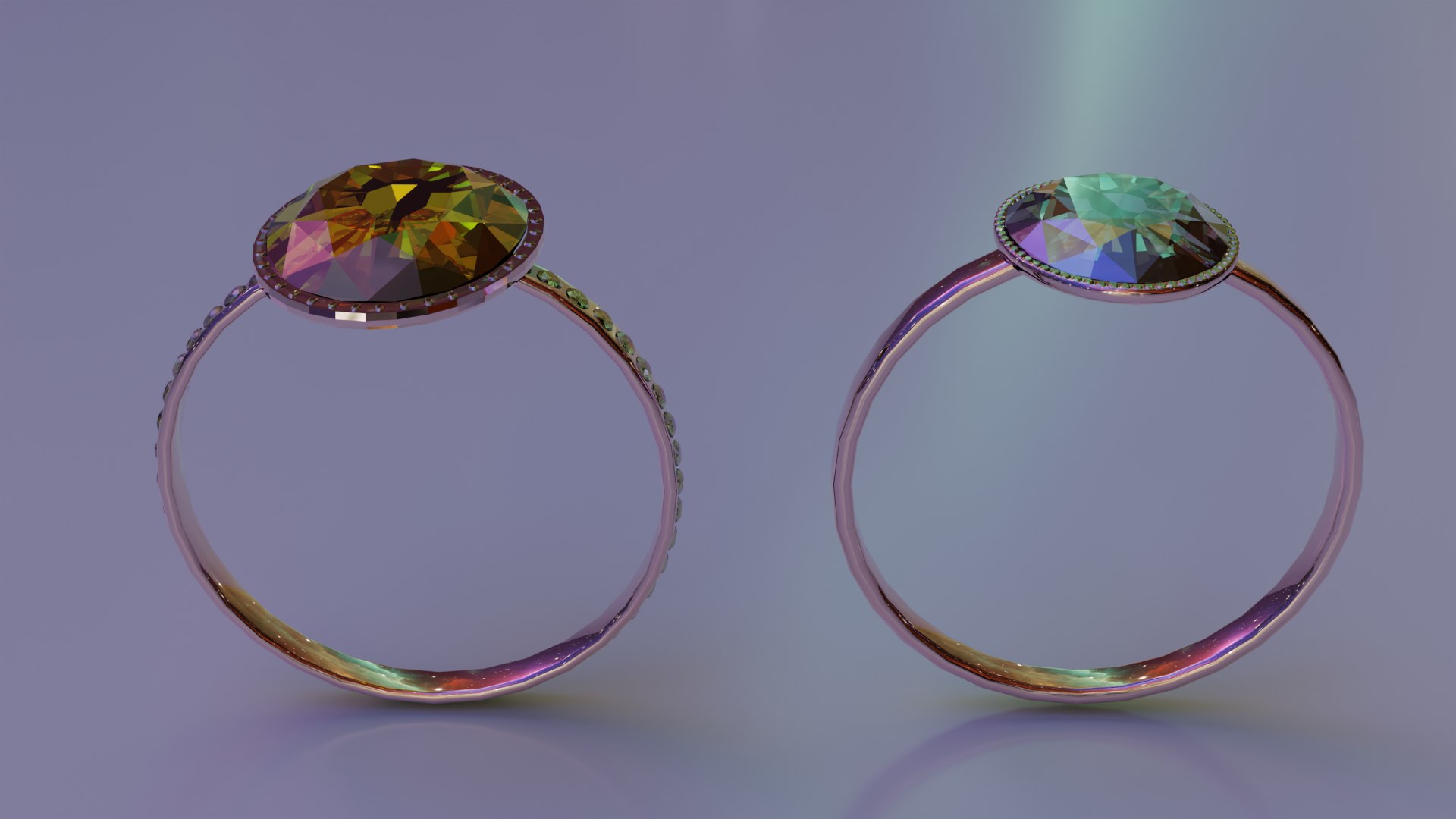 6 Weeding Rings Model - TurboSquid 2293573