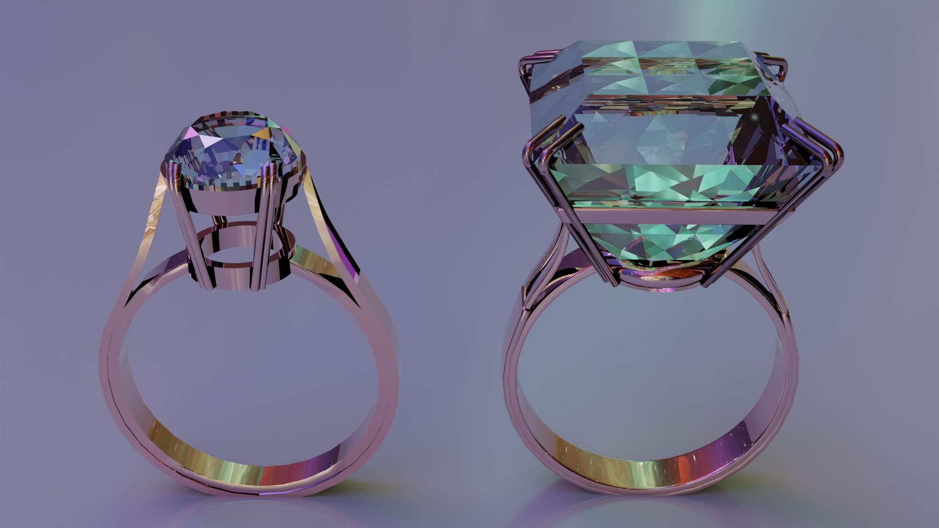 6 Weeding Rings Model - TurboSquid 2293573