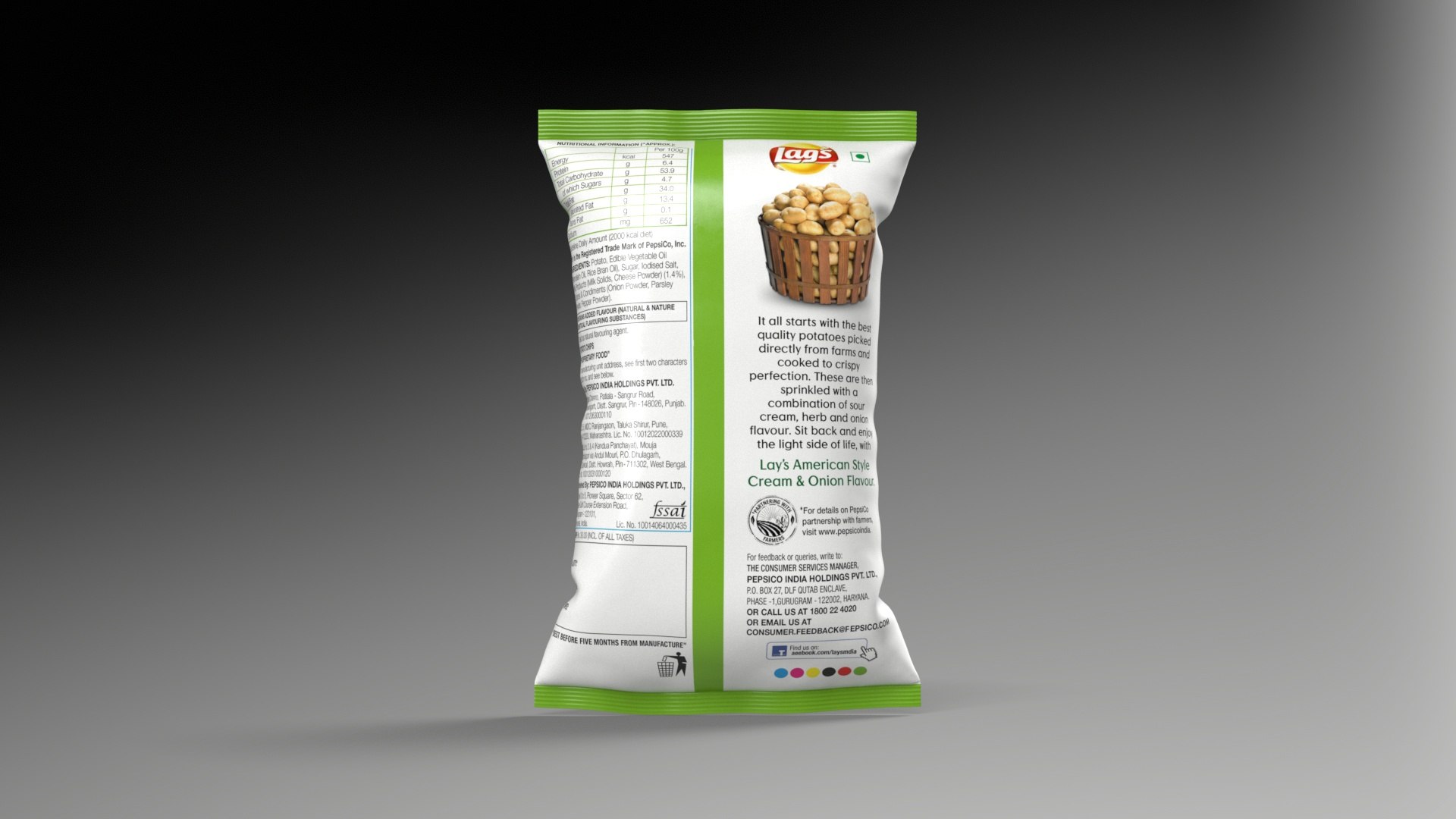 3D Model Chips Packet - TurboSquid 2205227