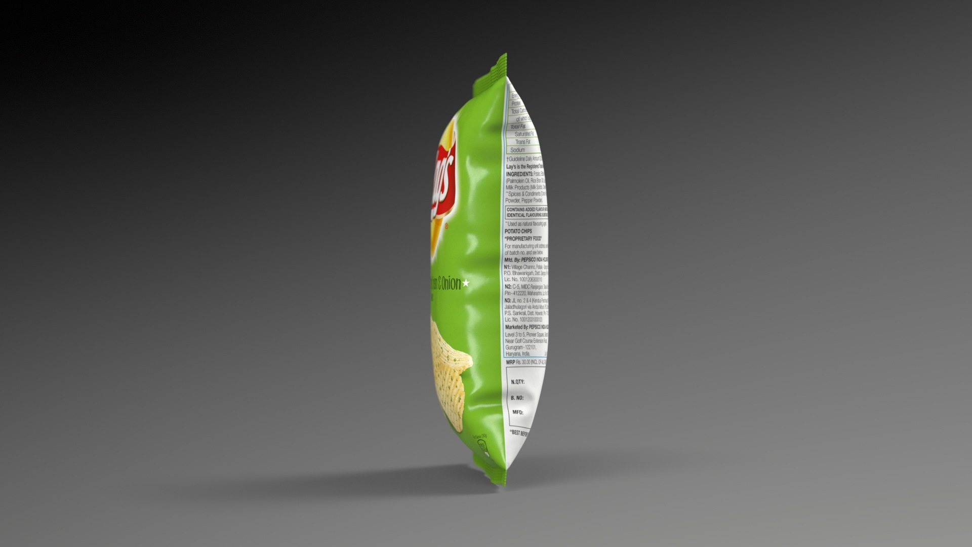 3D Model Chips Packet - TurboSquid 2205227