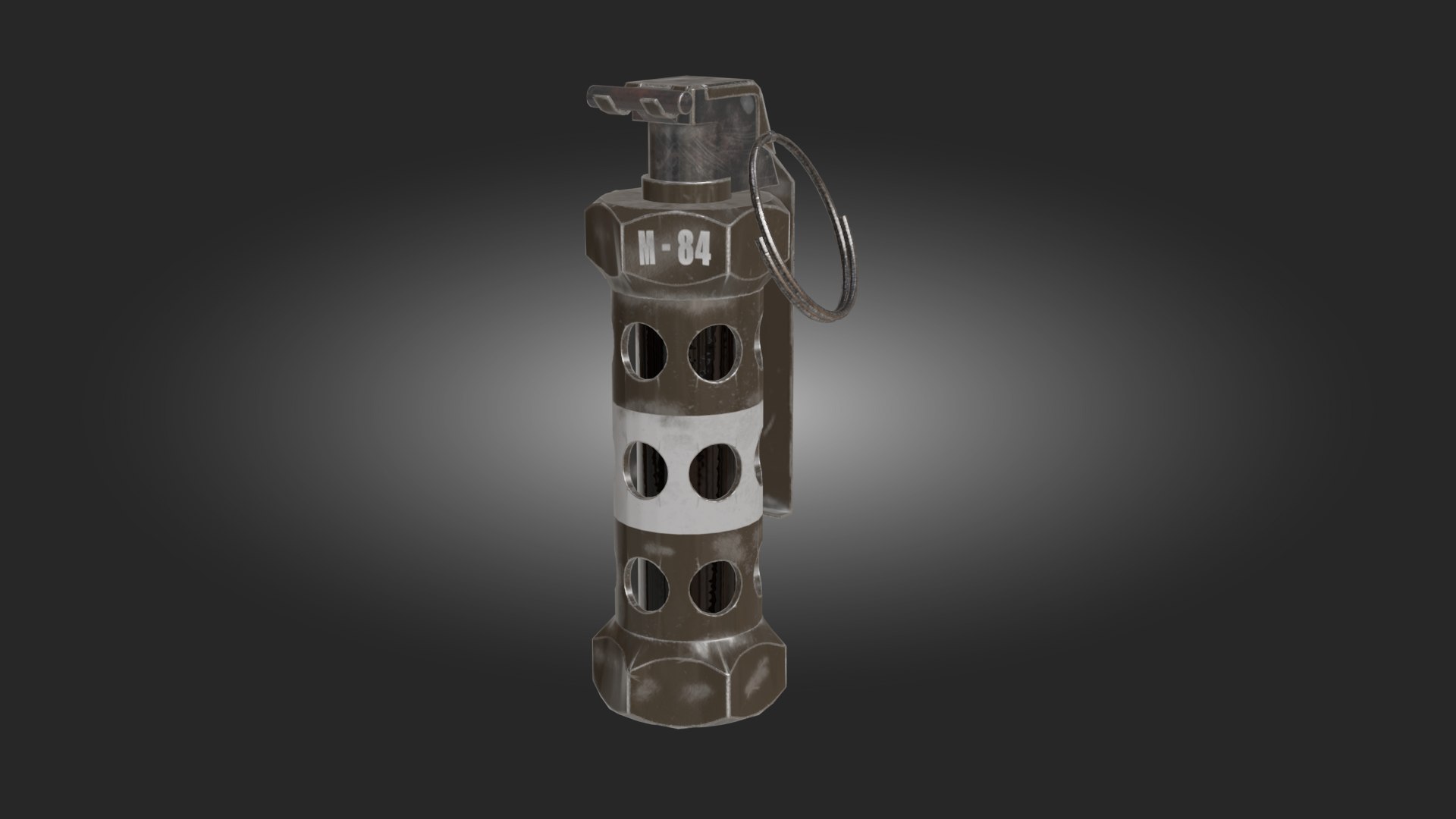 Stun Grenade M-84 3D Model Model - TurboSquid 2314641
