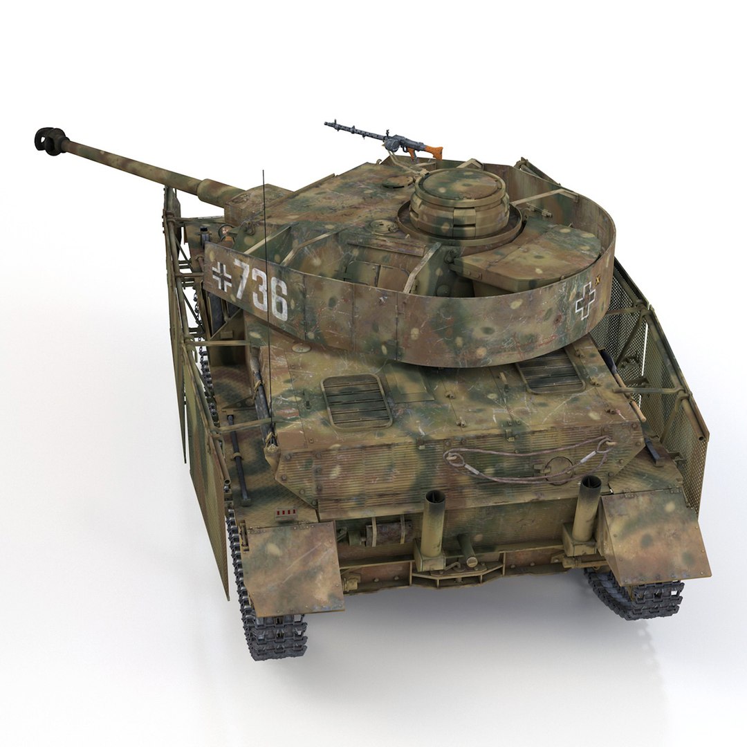 German Panzer 4 Ausf 3D Model - TurboSquid 1304278