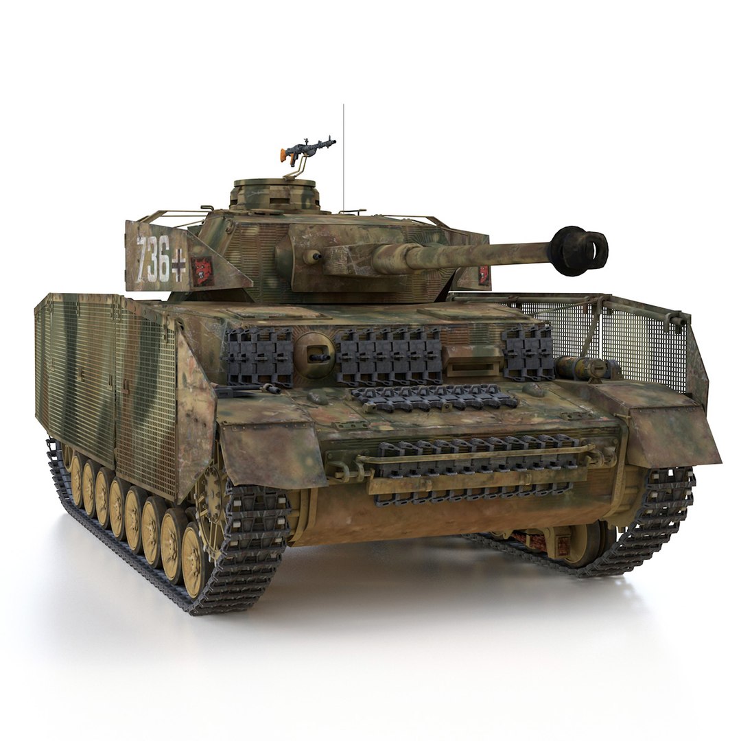 German Panzer 4 Ausf 3D Model - TurboSquid 1304278