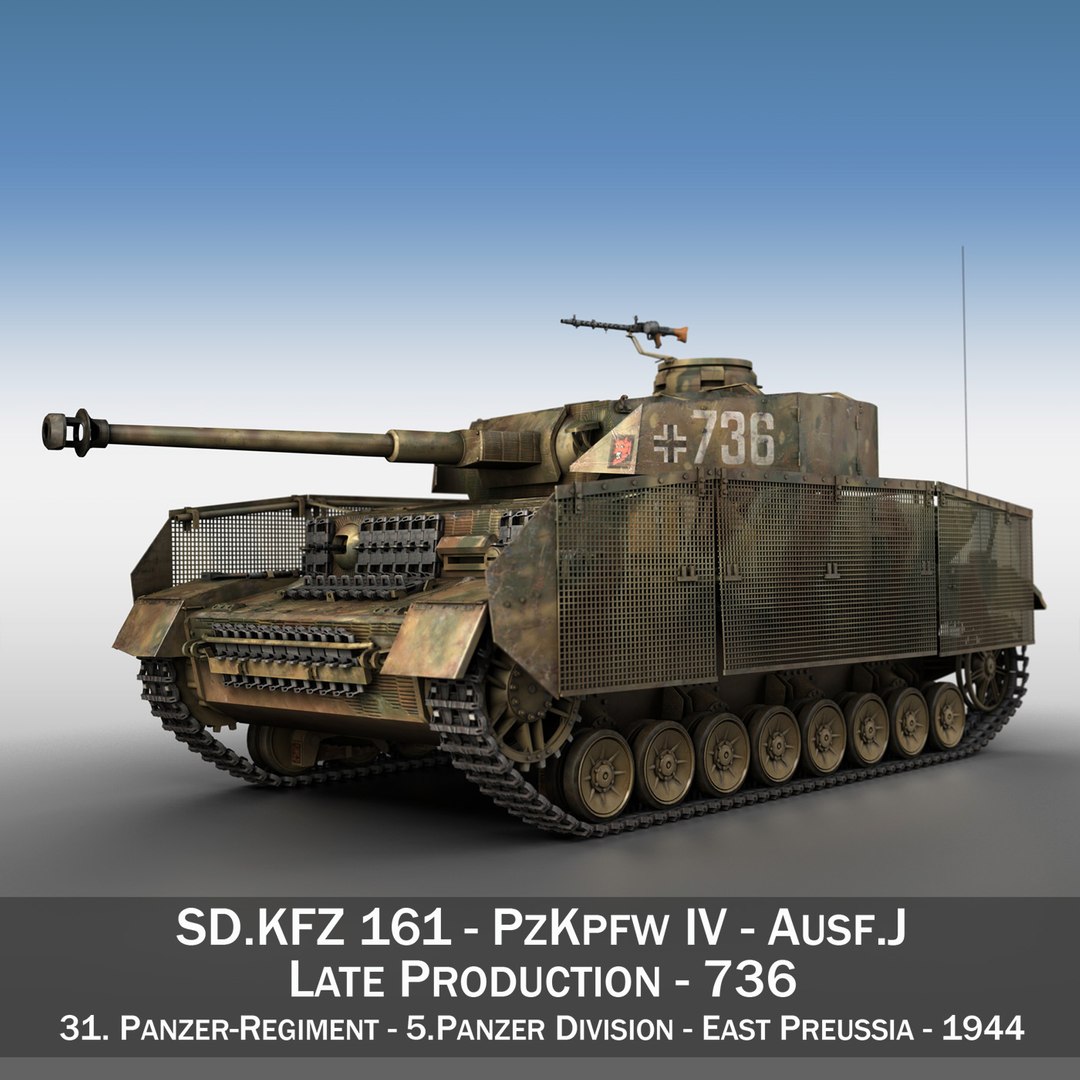 German Panzer 4 Ausf 3D Model - TurboSquid 1304278