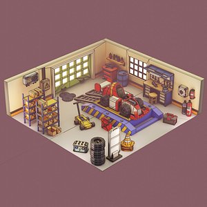 Mechanic Shop 3D Models for Download | TurboSquid