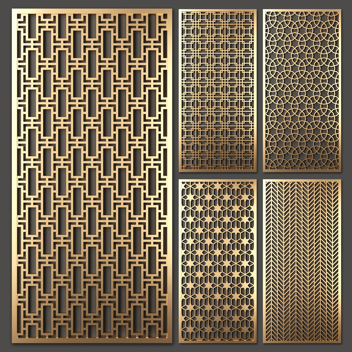 Decorative partitions model - TurboSquid 1461683