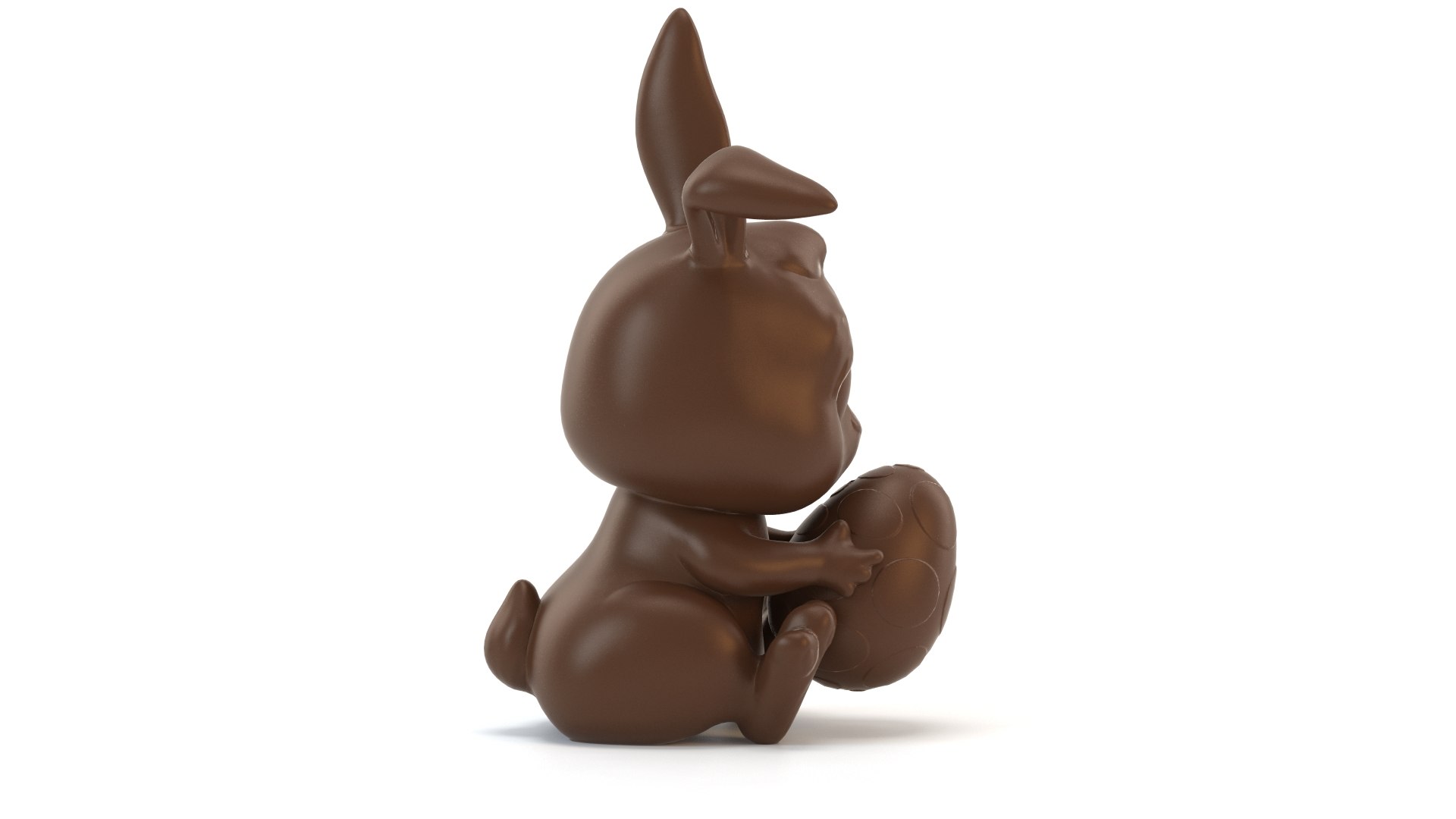 Milk Chocolate Bunny 3D Model - TurboSquid 1540157