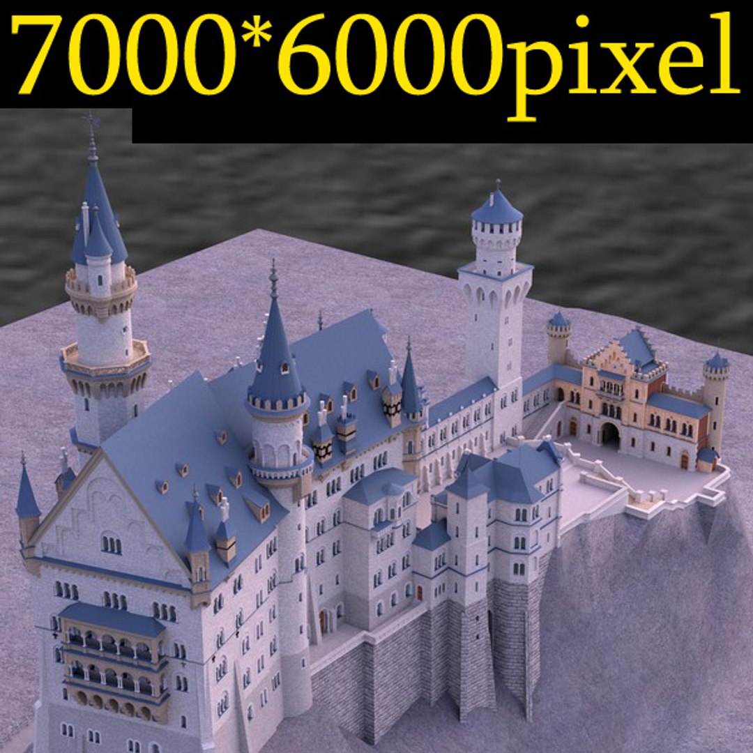 3d Model Neuschwanstein Castle Schloss