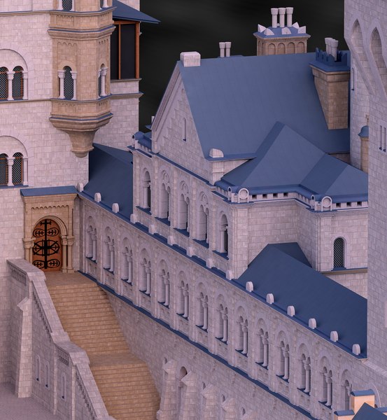 3d model neuschwanstein castle schloss