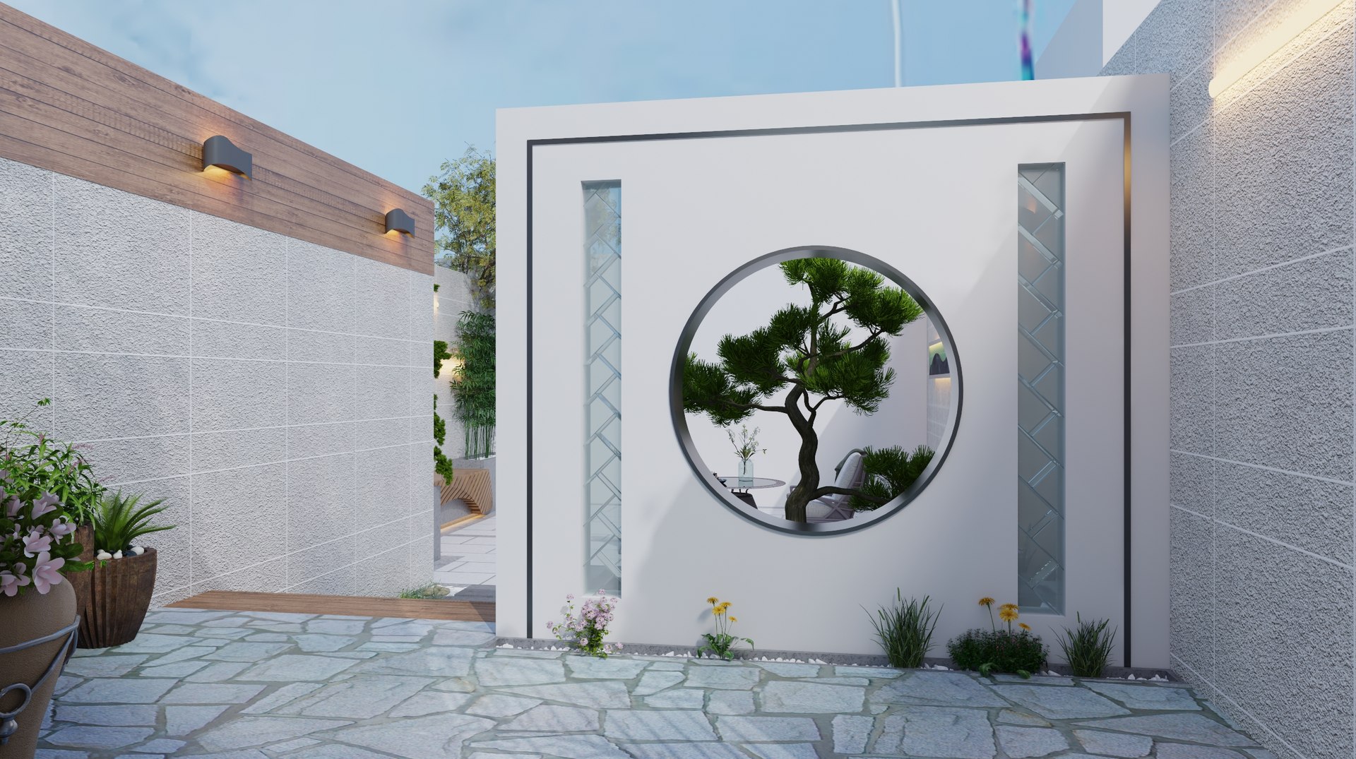 3D Courtyard - TurboSquid 1828303