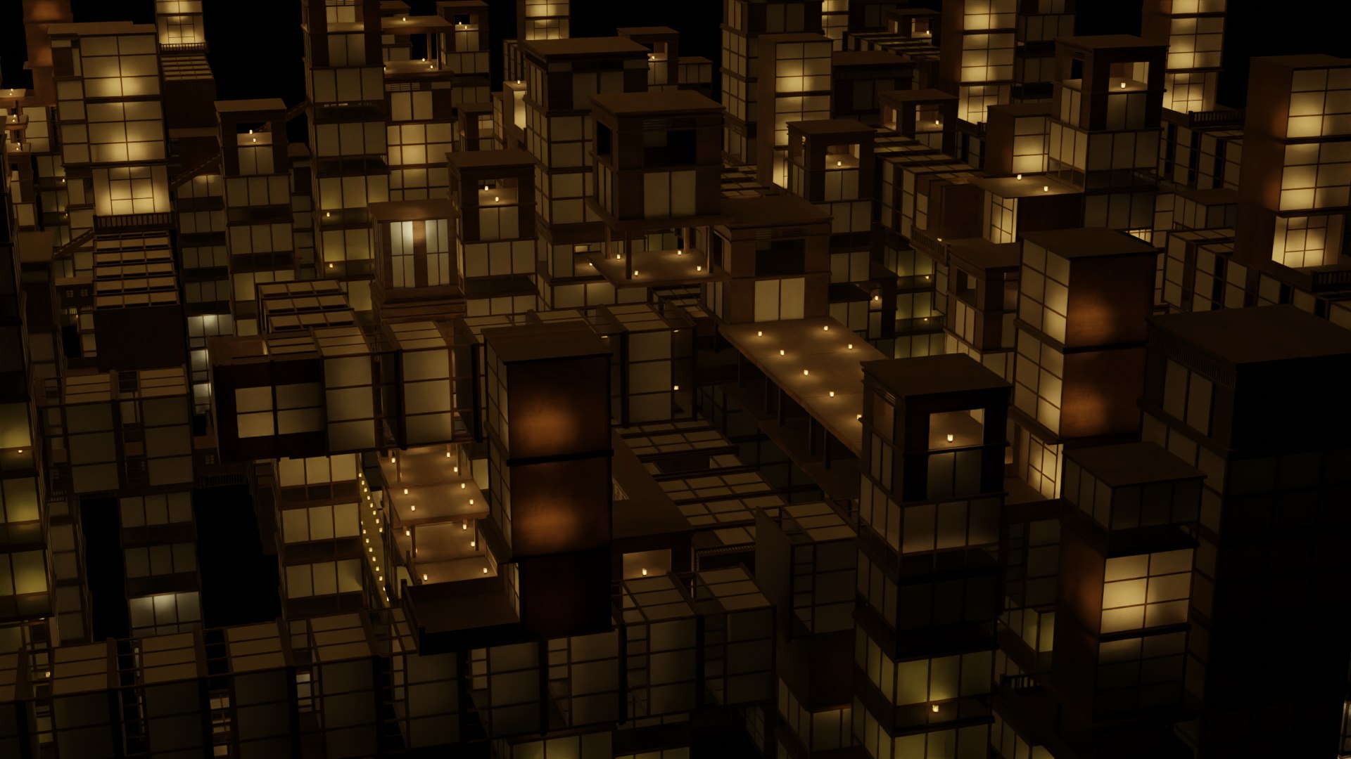 3d Model Infinity Castle Concept From Demon Slayer Turbosquid 2074266