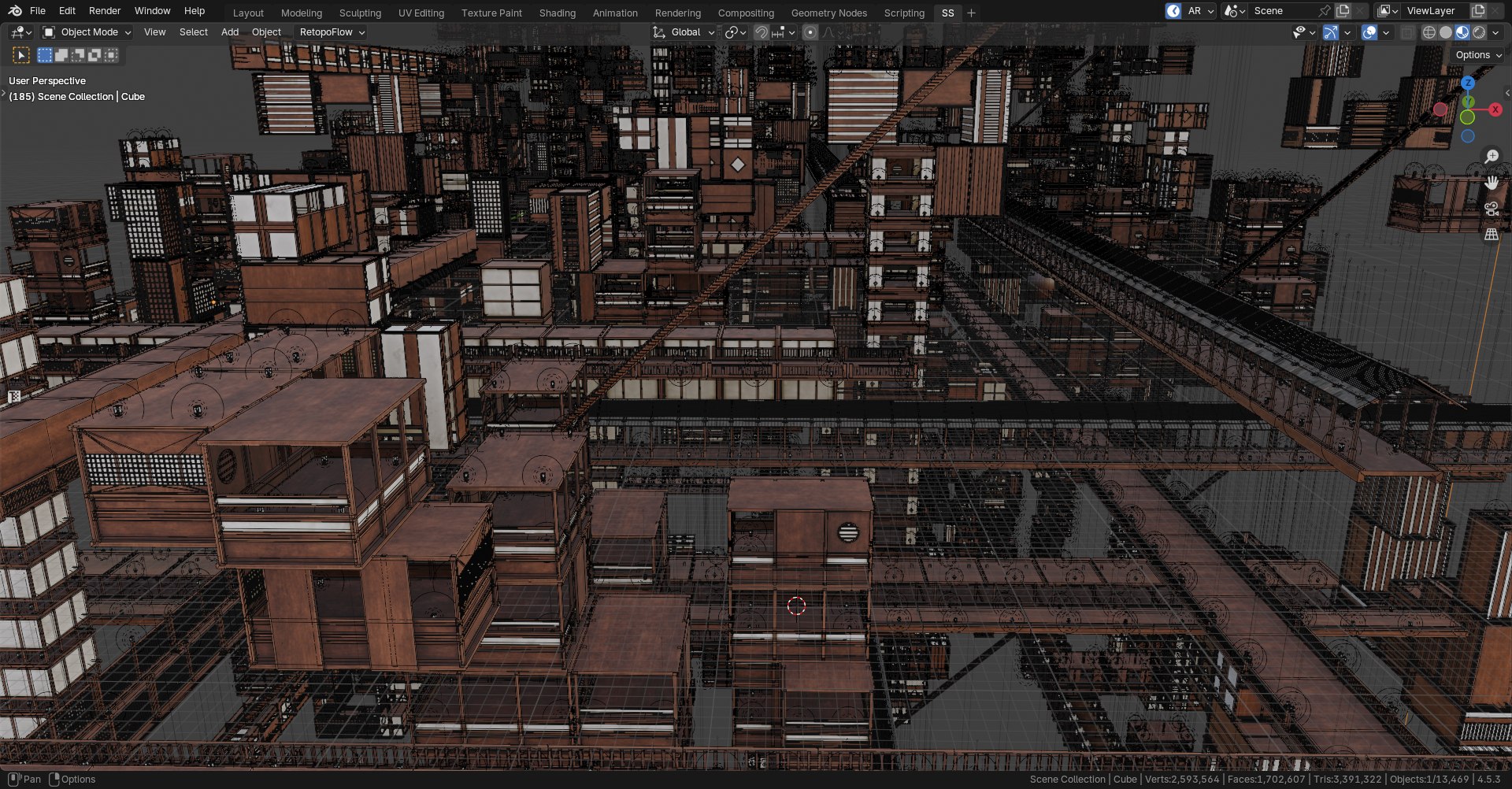 3D Model Infinity Castle Concept From Demon Slayer - TurboSquid 2074266