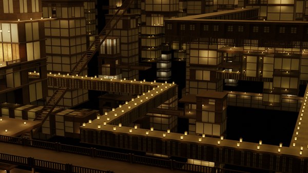 Infinity Castle-Konzept von Demon Slayer 3D-Modell - TurboSquid 2074266