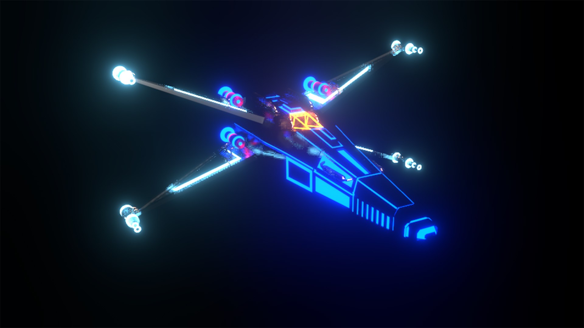 3D Spaceship Classic Model - TurboSquid 1678330
